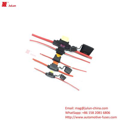 China Automobile Insert Fuse Holder, Automobile Waterproof Fuse Holder, Wire Harness Fuse Box, The Contact Material Is Tinned Copper for sale