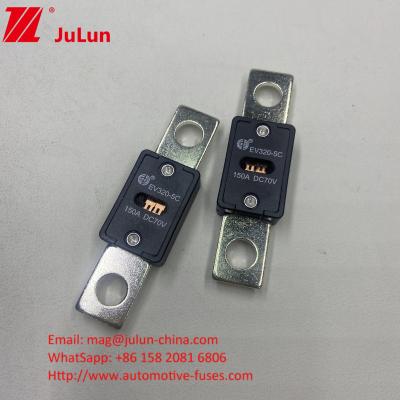 China EV320-5X 100A 70VDC Ceramic Car Fuses Electrical Characteristics 1.0In 4 Hours 3.0In 10s Max for sale