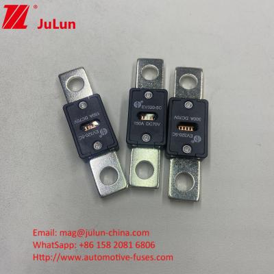China 150A 70VDC EV320-5X Ceramic Automotive Fuses Quartz Sand Electrical Characteristics 1.0In 4 Hours 3.0In 10s Max for sale
