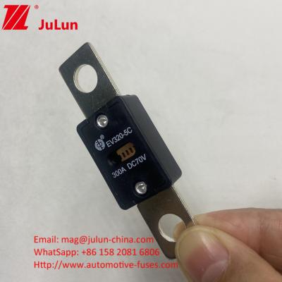 China EV320-5C 300A 70VDC Automotive Blade Fuses With 51mm Hole Distance And Bolt M8 Installation Mode for sale