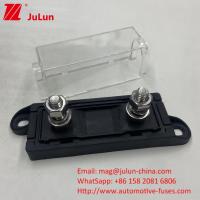 China 32V Waterproof Panel Mount ANM Bolt On Fuse Holder Block M8 Thick Base Clear PC Cover For Auto Vehicle Boat for sale