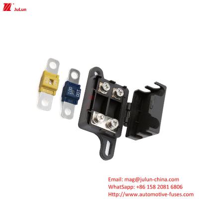 China PECFUSE Bolts M5 M6 M8 Mounting Automotive Blade Fuses Have Excellent Tinning Coating for sale