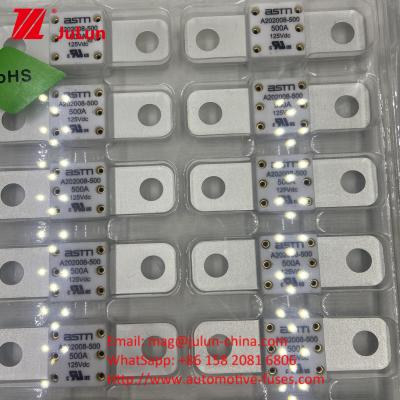 China 125VDC A202008 350A 125VDC ASTM Rated Voltage Ceramic Car Fuses For EV Traction System for sale