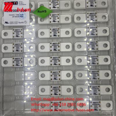 China 20KA Breaking A202008 ASTM 125V 150A Capacity Ceramic Automobile Fuses Screw Bolt Mounting For Automotive Fuse Safety And Reliability for sale