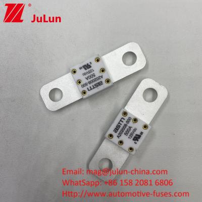 China 200A 125VDC 50.8mm Distance Between 2 Holes Bolt Fuse M8 for sale