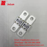 China Short 500A 125VDC Circuit Protection Battey Fuse Small Size High Current Rating Distance Between 2 Holes 50.8mm for sale