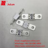 China Short 500A 125VDC Circuit Protection Battey Fuse Small Size High Current Rating Distance Between 2 Holes 50.8mm for sale