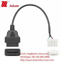 China Tesla Model S/X OBD2 12PIN Car Wiring Harness Diagnostic Conversion Cable for sale