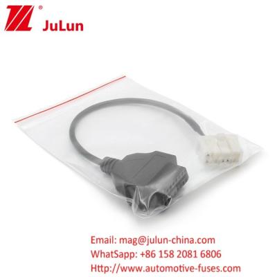 China Automotive Wiring Harness Diagnostic Conversion Cable Tesla Model S/X OBD2 12 Pin for sale