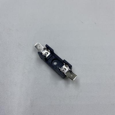 China PCB Board Installation  6*30mm 250VDC Black Blue Transparent Gold Car Fuse Holder for sale