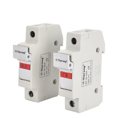 China 32a Fuse Body Cylindrical Fuse Holder AC 500V Match 10*38 RT18-32 (X) Fuse Series LOW Voltage Direct Deal for sale