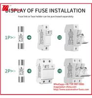 China GPV 16A 1000VDC 20KA Photovoltaic High Voltage Tubular Ceramic Fuse 10*38mm for sale