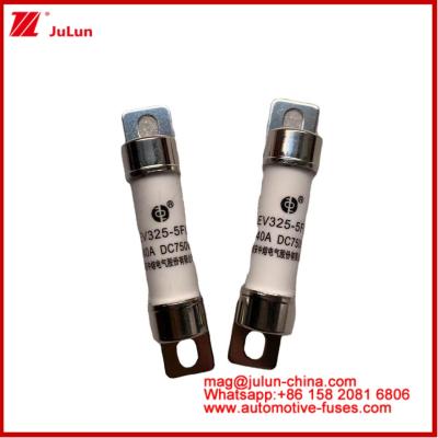 China Tubular Fuse EV325-5FL 40A 750VDC For Electric Vehicle With 15*51mm Light Bolt Installation And Time Constant 2±0.5ms for sale