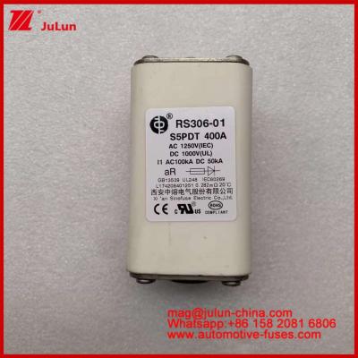 China 400A AC1250V IEC 100KA DC1000V UL AR Ceramic Square Automotive Car Fuses Circuit Protection For Electric Vehicles And Automobiles for sale