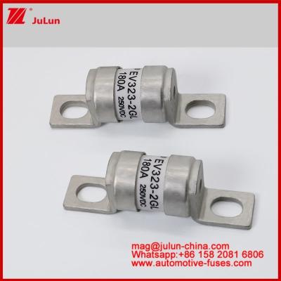 China EV322-2GL 180A 250VDC  Bolt Connection Structure Ceramic Tubular Fuse For Electric Vehicles M6 M8 Repair Small Size High Breaking Capacity for sale
