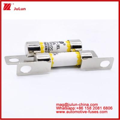 China EV322 3EL 20A Tubular Ceramic Fuse  DC700V For EV HEV Stud Mount for sale