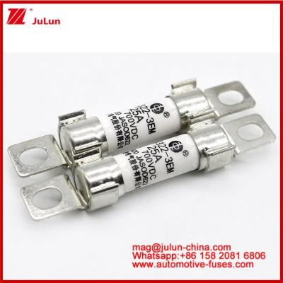 China EV322 3EM 25A DC700V  EV Or HEV Electric Vehicle Traction Systems Power Conversion Energy Storage On-board Chargers Bolted Structure Tubular Ceramic Fuse for sale
