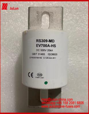 China Caremic Round Tube electric vehicle fuse RS309-MD-EV700A-HS 500VDC 20KA Automobile Bolt Stud‐mount Special Designed Fuse Base For Vehicle Situation for sale