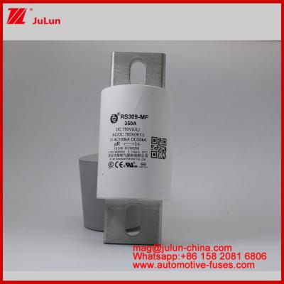 China RS309-MF 350A Automobile Bolt Stud-mount Ceramic Tubular FUSE DC700AV DC Specifically Designed for EV / HEV Protection for sale