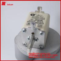 China NH1 RT16-1 200A AC500V 120KA DC 440V 100KA Automobile Ceramic Auto Fuses Blade Mount For EV / HEV Vehicle Small Size High Rated Current Short Circuit Protection for sale