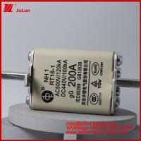 China NH1 RT16-1 200A AC500V 120KA DC 440V 100KA Automobile Ceramic Auto Fuses Blade Mount For EV / HEV Vehicle Small Size High Rated Current Short Circuit Protection for sale