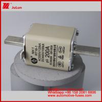 China NH1 RT16-1 200A AC500V 120KA DC 440V 100KA Automobile Ceramic Auto Fuses Blade Mount For EV / HEV Vehicle Small Size High Rated Current Short Circuit Protection for sale