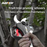 China High Efficiency Electric Pruning Shears Popular Garden Pruning Save Effort Cordless Pruning Fruit Tree 40mm Electric Scissors for sale