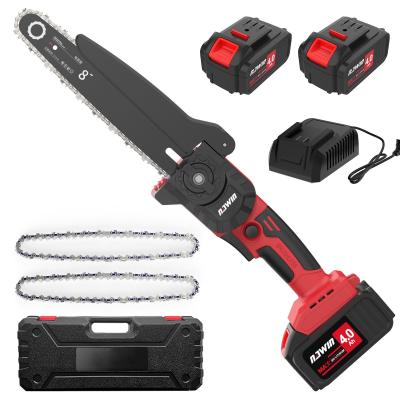 China Single Hand Durable 8 Inch Wood Chain Saw Electric Motor Cordless High Work Efficiency for sale