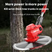 China Trimmer Cordless Lawnmower For Grass Lawn In Garden Electric Grass Cutting Green Belt Machine Family Battery for sale