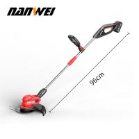China Trimmer Cordless Lawnmower For Grass Lawn In Garden Electric Grass Cutting Green Belt Machine Family Battery for sale