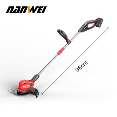 China Trimmer Cordless Lawnmower For Grass Lawn In Garden Electric Grass Cutting Green Belt Machine Family Battery for sale