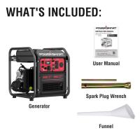 China Electric Airless Sprayer Led Light Home InvertorB Portable Usa Powersmart 4400w Gas Generator For Camping for sale