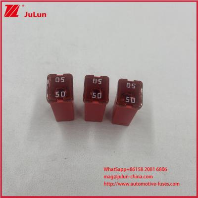 China PC Cover Littelfuse JCASE Cartridge Female 32V  Automotive Blade Fuses 0495050.ZXA PEC 34240011 SBF JT-50A for sale
