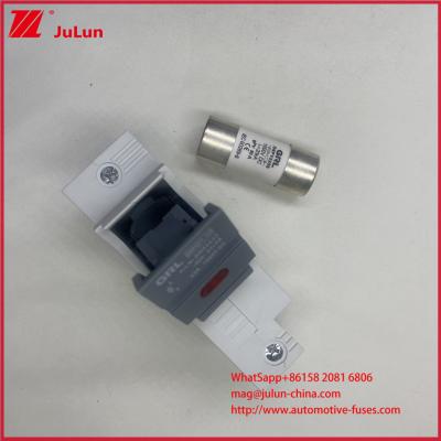 China 63A Photovoltail fuse holder 22*58mm 1000DC TUV CE Fuse Link Size for GB/T14048.3 Standard for sale