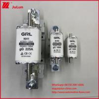 China NT000 FUSE AR High Breaking 500V/690V Rated Ceramic Porcelain Melt Link Fuse 80A Low Voltage Copper Connection NH000 Fuses for sale