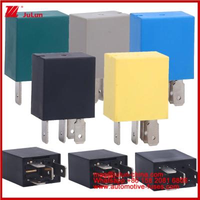 China AgSnO2 Contact Sealed Protect 12V 30 Amp Automotive Relay DC Power Source for sale