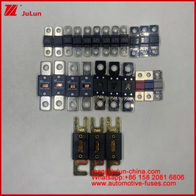 China Auto-Blade Fuses 20A-500A Rated Current 2P Bolt Fuse Holder ANS ANL High Current 200A 58VDC Ceramic Bolt Fuse Block Box Car Fuse Holder for Bolt-on Midi Fuse for sale