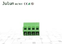 China LED Drive Power Supply Screw Terminal Block , Pcb Terminal Block In Green Color for sale