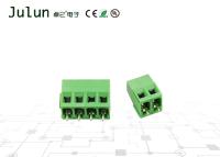 China LED Drive Power Supply Screw Terminal Block , Pcb Terminal Block In Green Color for sale