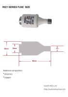 China R021 400VAC 500VAC AR GR High Voltage Fuse for sale