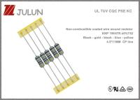 China Non Combustible Coated Ceramic Wire Wound Power Resistor 6.3A for sale