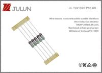 China 125V 250V Wire Wound Resistor Noncombustible Coated for sale