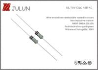 China 125V 250V Wire Wound Resistor Noncombustible Coated for sale