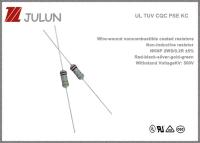China 125V 250V Wire Wound Resistor Noncombustible Coated for sale