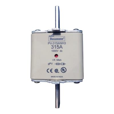 China IEC 1000V DC 50 - 160A Photovoltaic Screen Fuse for sale