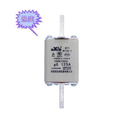 China Kuberi Melting Fast Low Voltage Fuse Insurance Wire Core 500V Ceramic Fracture NT1 for sale