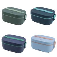 China CE Electric Lunch Boxes 1.5L Portable Leak Proof Stainless Steel Food Container for sale