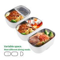 China FCC Electric Lunch Boxes 40W Portable Heating Food Warmer Lunch Box for sale