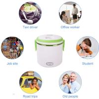 China Round  Heated Lunch Box 220V Electric Lunch Box 40w For Home Office for sale