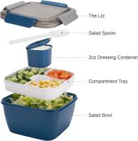 China 1500ml Salad Lunch Container for sale